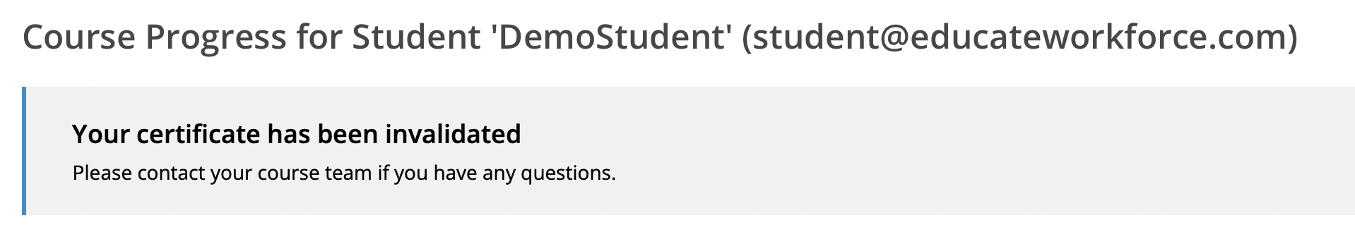 Invalidating Certificates – EducateWorkforce Support