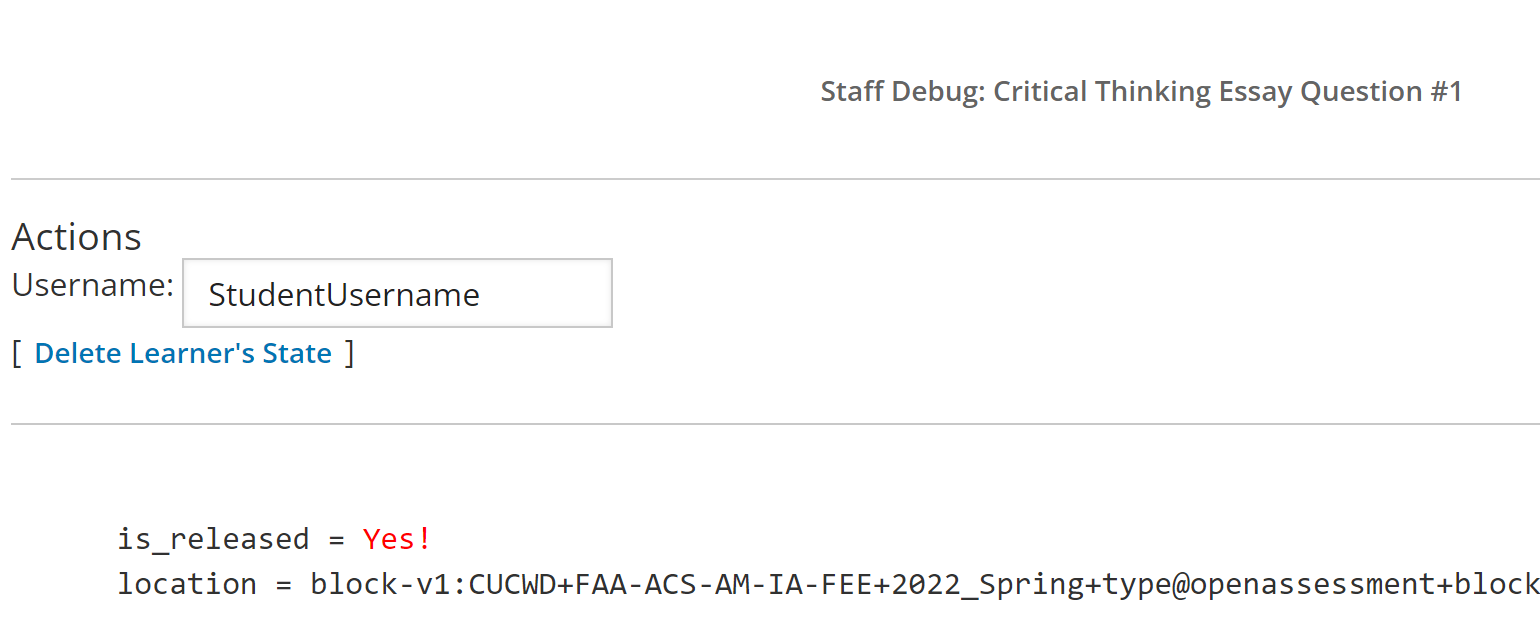How To Reset Attempts On Open Response Assessments Oras Educateworkforce Support